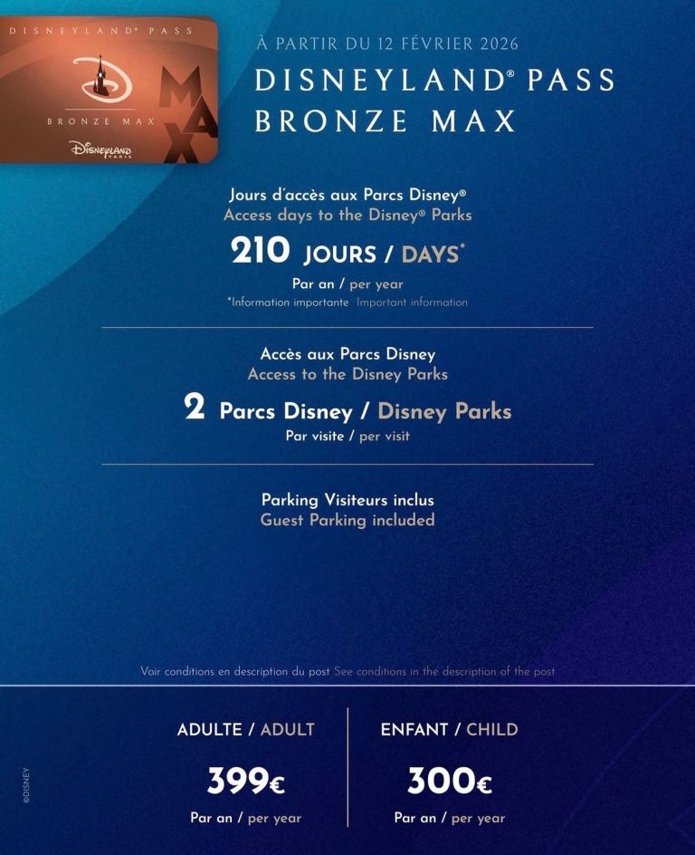 Disneyland Paris Annual Pass Disneyland Pass PRICE INCREASES 2026