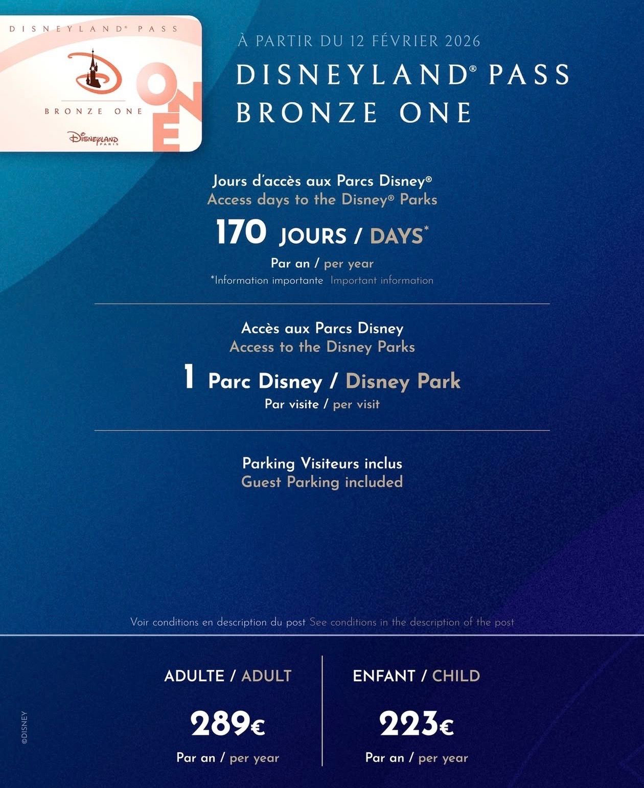Disneyland Paris Annual Pass Disneyland Pass PRICE INCREASES 2026